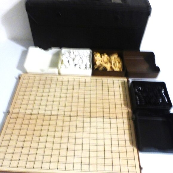 Vintage | Media | Bx73 Vintage Japanese Go Board Game Shogi Japanese ...